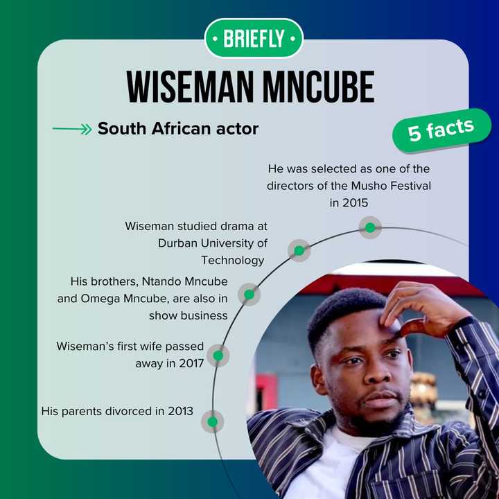 Wiseman Mncube's biography: His age, wife, brothers, Uzalo, career ...