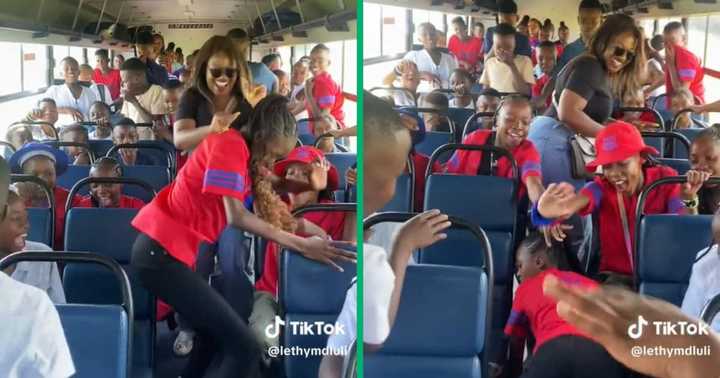 Grade 7 Pupil’s Electrifying Amapiano Dance on a School Bus Gets 1.9 ...