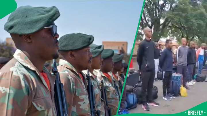 “Good Luck to the New Team”: SANDF Recruits Get Tough Lecture on ...