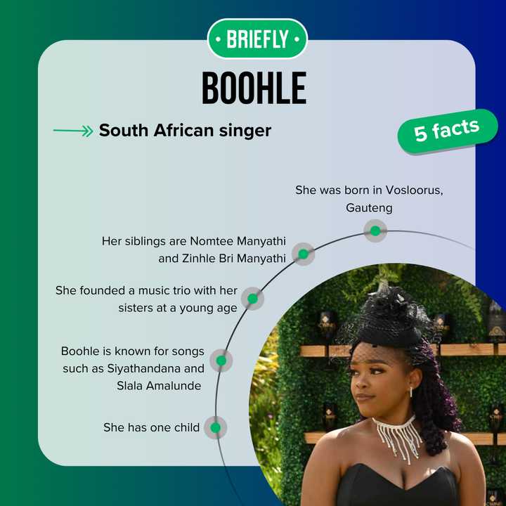 Who is Boohle? The inspiring story of South African singer - Briefly.co.za