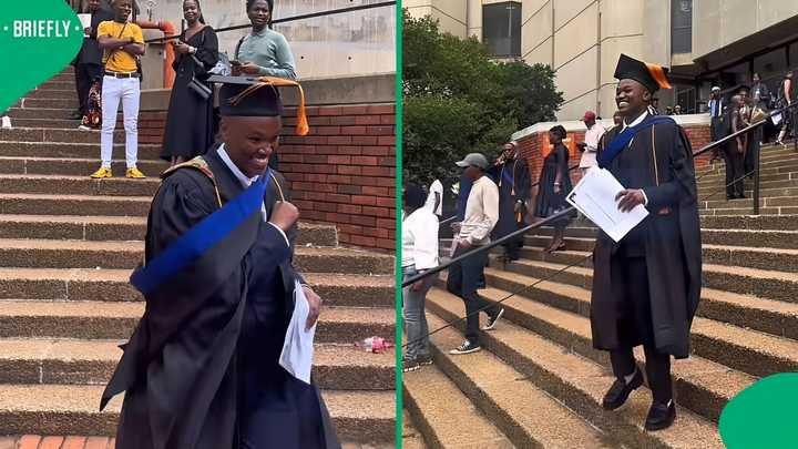 UJ Engineering Graduate's Orange Helmet Welcome Sparks Massive Reaction ...
