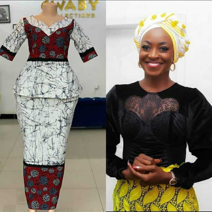 50+ trendy Slit and Kaba style designs for ladies (with images ...