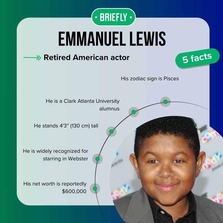 Emmanuel Lewis’ bio: All about his wife and where he is now - Briefly.co.za