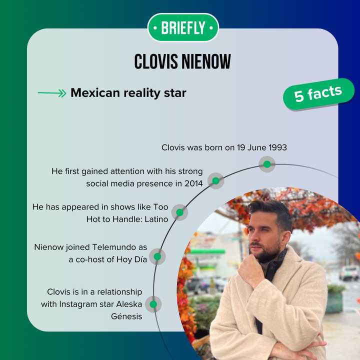 Who is Clovis Nienow? All about the Mexican reality star - Briefly.co.za