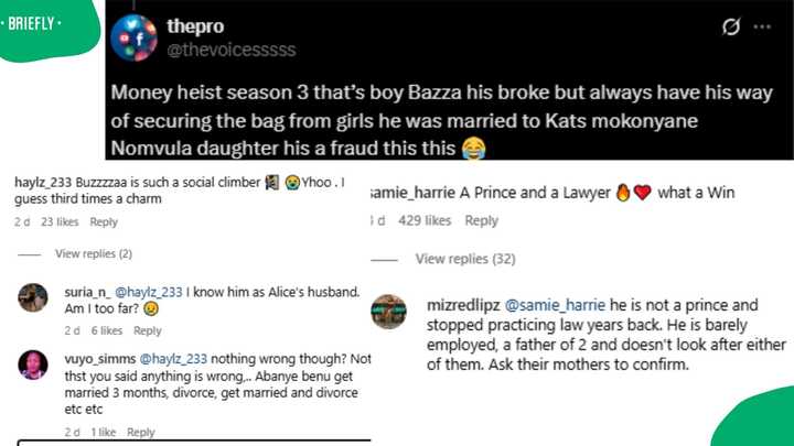 Social Media Users Reveal Anele Mdoda’s Husband Buzza James’ Alleged ...