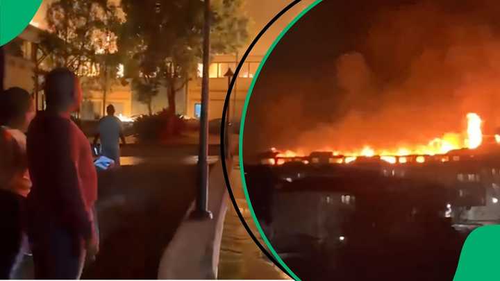 Fire Videos: Urban Village, Midrand, Residential Complex Destroyed by ...