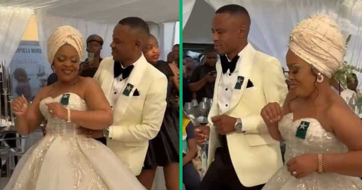 ZCC Makoti Wearing Beautiful Wedding Gown Slays Dance Steps in TikTok ...