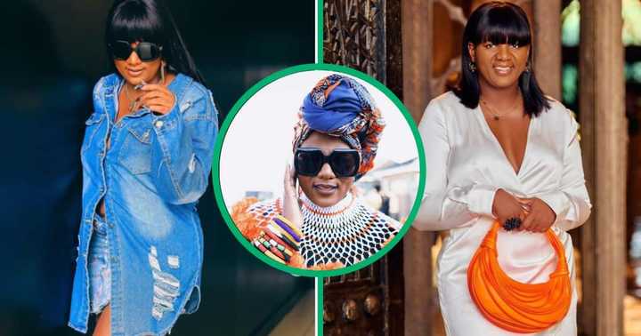 MaMkhize Rocks 2 Matching Outfits With Her Sister at Ukhozi FM High Tea ...