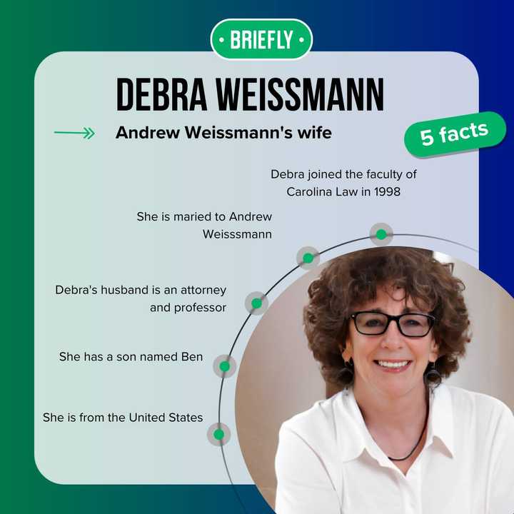 Who is Andrew Weissmann's wife? Meet Debra Weissmann - Briefly.co.za