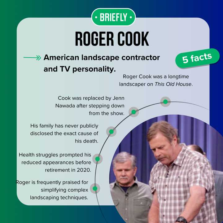 Roger Cook's cause of death: what led to the 'This Old House' star's ...