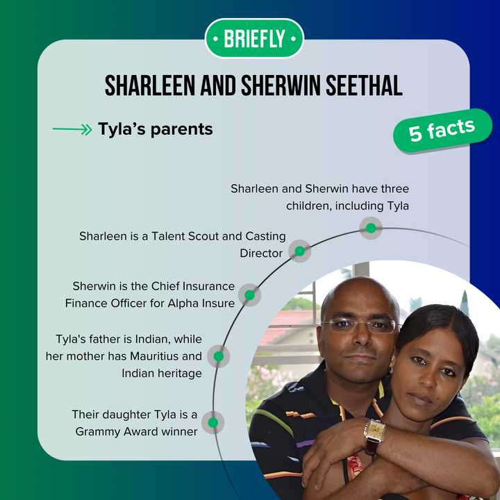 Meet Tyla's parents: All about Sharleen and Sherwin Seethal - Briefly.co.za