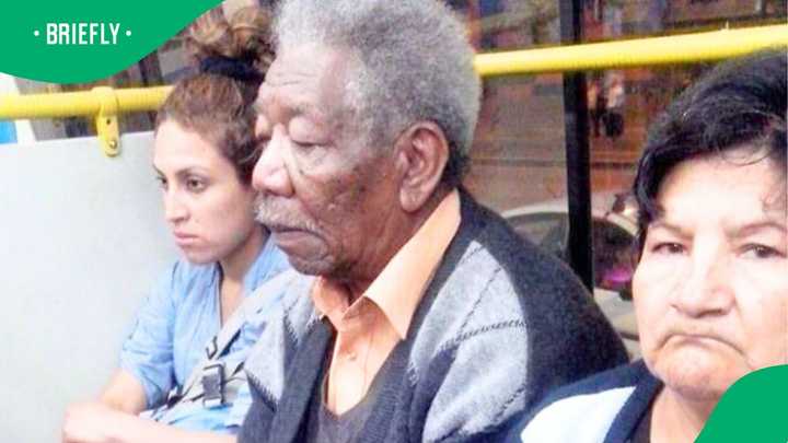 “Double take”: Bus Rider Stuns With Resemblance to Morgan Freeman and ...