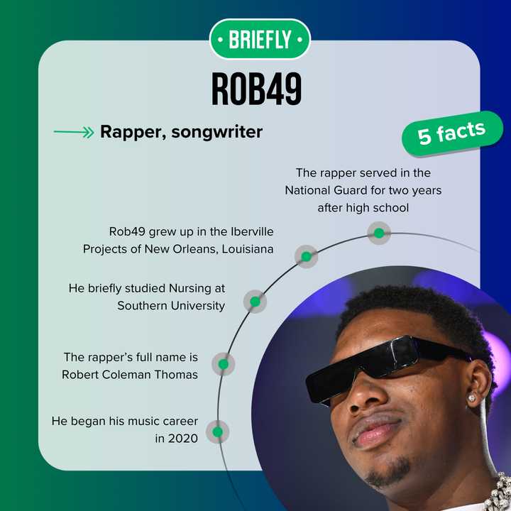 Rob49's age and biography: Meet the rapper from New Orleans - Briefly.co.za