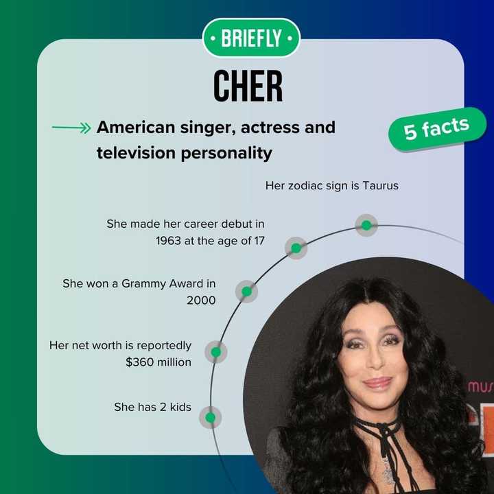 Cher's net worth today: How rich is the Goddess of Pop? - Briefly.co.za