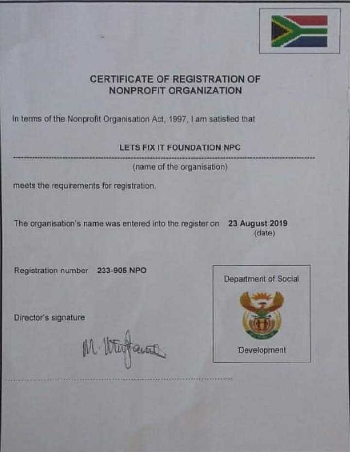 How to register an NGO in South Africa in 2022? Infographic - Briefly.co.za