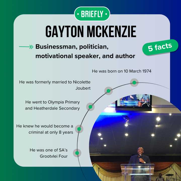 Who is Gayton McKenzie? Age, son, wife, house, organisation founded ...