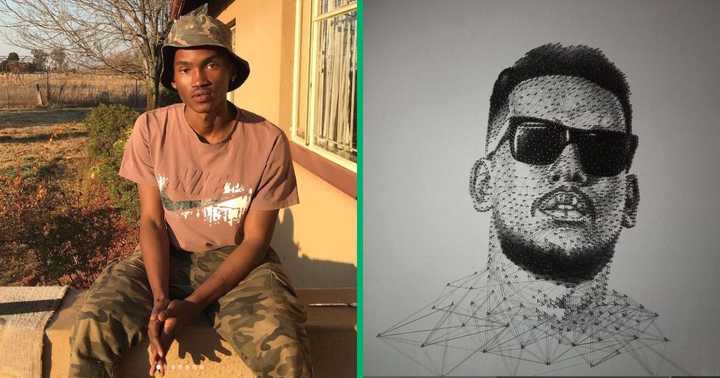 "So much talent": Creator Stuns with AKA Portrait Made from Needles and ...