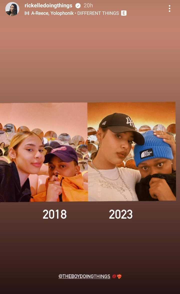 A-Reece and Girlfriend Rickelle Define Couple Goals With Sweet 5th ...