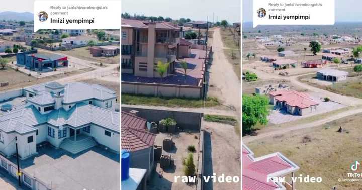 Video of Limpopo Village With Beautiful Mansions Built in Rural Area ...