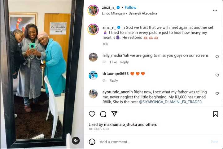 Zinzi Nsele: 'Gomora' Actress Shares Pictures of Her Fellow Cast Members on Set As Show Comes to ...