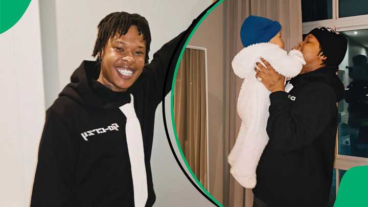 Nasty C Gushes Over His Baby Mama Sammie Heavens and Son Oliver in a ...